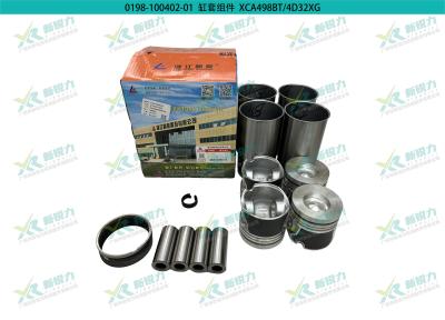 China Cylinder Liner Kit For Xinchai A498BT A498BZG 4D32ZT 4D32ZG31 4D32XG30 Forklift / Wheel Excavator / Tractor / Loader Engine for sale