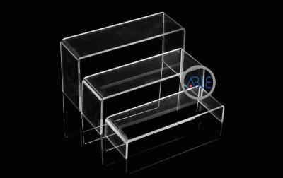 China Hign Quality Customized Acrylic Display Stand for Cosmetics Clear Acrylic for sale
