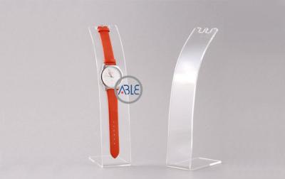 China Crystal Clear Custom Acrylic Watch Display Stand for sale