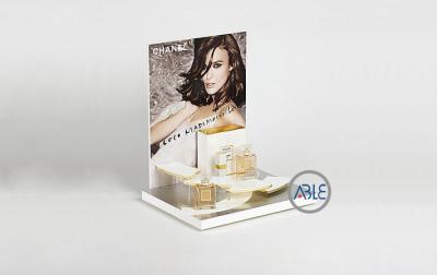 China Custom Design Acrylic Cosmetics Display Stands for sale