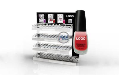 China Custom Acrylic Nail Polish Holder Acrylic Display Rack for sale