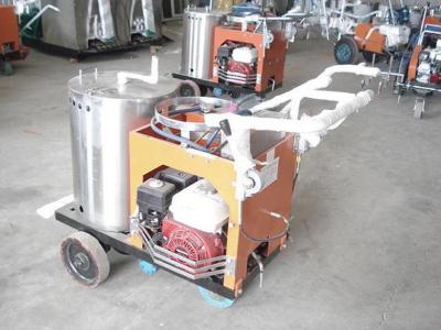 China Hand-push Hot Paint Line Machine / Thermoplastic Road Marking Machine for sale