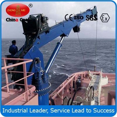 China Telescope Boom Marine Crane for sale