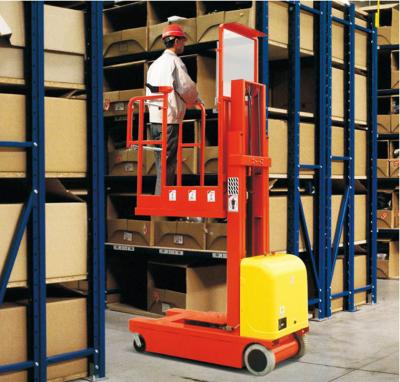 China 4.0 Ton Full-Electric Aerial Order Picker Stacker for sale