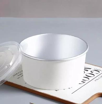 Cina ciotola di carta del di alluminio 1235ml con la ciotola di carta isolata coperchio della prova della perdita in vendita