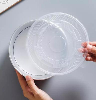Cina ciotola di carta del di alluminio 1235ml con la ciotola di carta isolata coperchio della prova della perdita in vendita