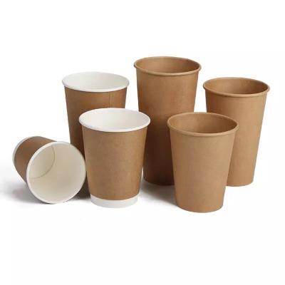 Cina Il PLA su ordinazione dell'oncia 12oz 16oz di logo 8 la stampante eliminabile della tazza di carta del caffè della tazza di carta patinata in vendita