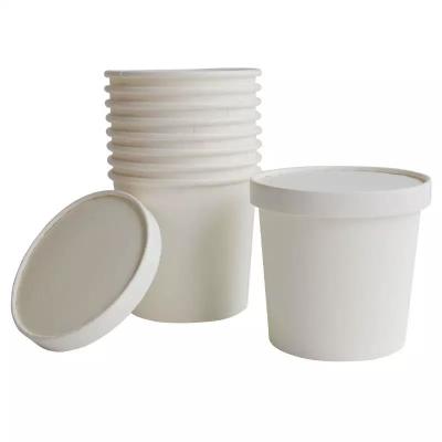 Cina Ciotole di minestra eliminabili robuste di Bento Packing Food White 26oz del pasto veloce in vendita
