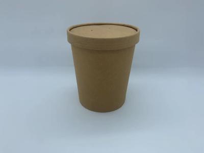 Cina Fatto in Cina ha ispessito la tazza eliminabile del secchio della minestra della carta kraft del secchio del porridge in vendita