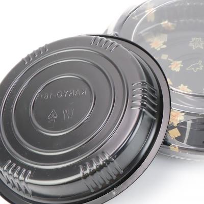 Cina Piatto di plastica eliminabile Tray Sushi Box del contenitore di alimento del coperchio pp in vendita