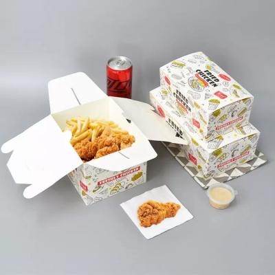 Cina Imballaggio degli alimenti a rapida preparazione della scatola di Kfc Fried Chicken Takeaway Custom Paper in vendita