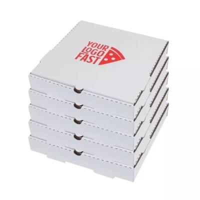 Cina contenitore asportabile ondulato di stampa su ordinazione di pizza di Brown del contenitore di imballaggio della pizza di 8in in vendita