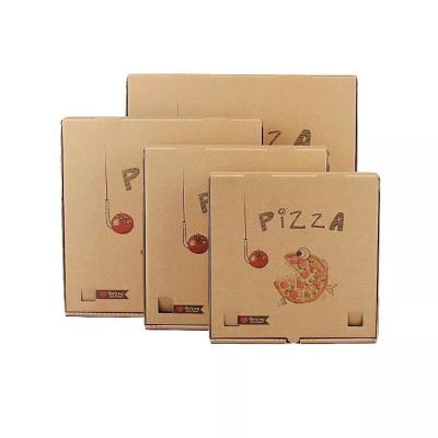 Cina Scatola di carta su ordinazione Logo Printed su ordinazione del quadrato del cartone del pacchetto della pizza in vendita