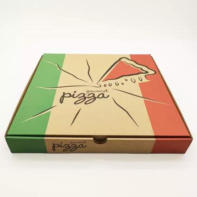 Cina Scatola di carta su ordinazione Logo Printed su ordinazione del quadrato del cartone del pacchetto della pizza in vendita
