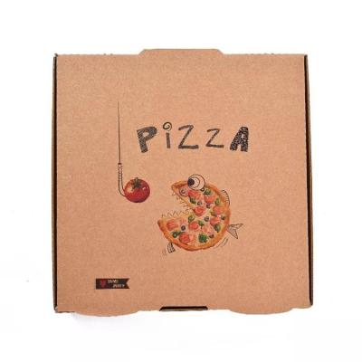 Cina Scatola di carta su ordinazione Logo Printed su ordinazione del quadrato del cartone del pacchetto della pizza in vendita