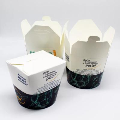 Cina Contenitore di carta su ordinazione 16oz eliminabile 26oz 32oz di tagliatella cinese da portar via del contenitore in vendita