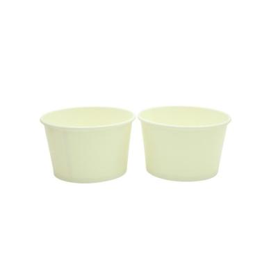 中国 カスタマイズされたアイスクリームサンデー紙コップ、プラスチックドーム蓋付き 販売のため