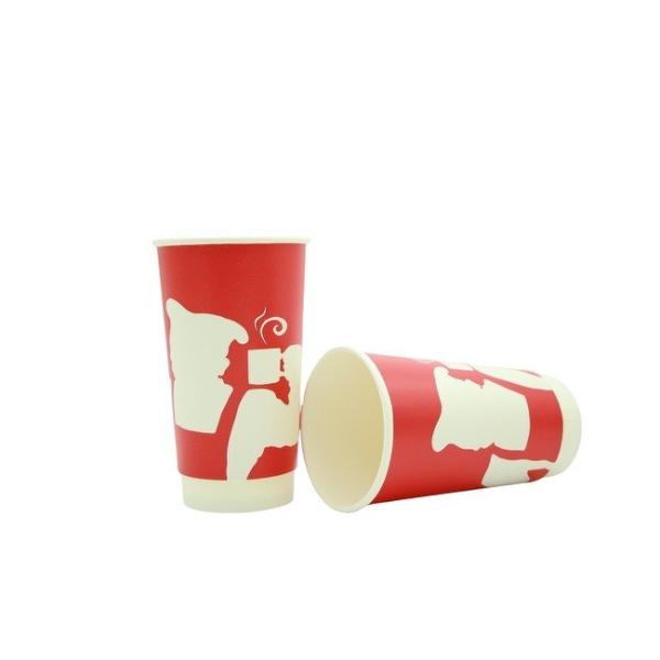 Quality 20oz Custom Hot Cups Compostable Paper Cups Leak Proof For Hot Drinks for sale