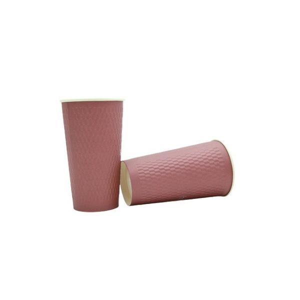 Quality Double Wall Disposable Hot Cups Insulated To Go Bubble Coffee Cup Hot Drinking Cups for sale