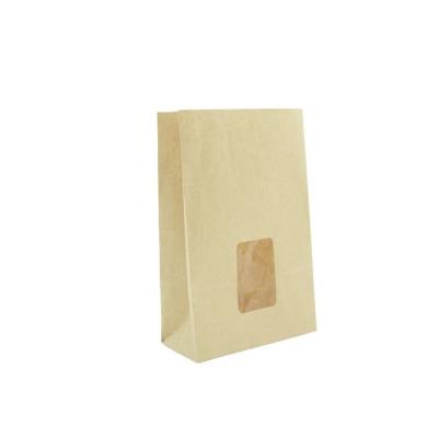 Cina Sacchetti di pane monouso ecologici Sacchetti di pane di carta con finestra in vendita