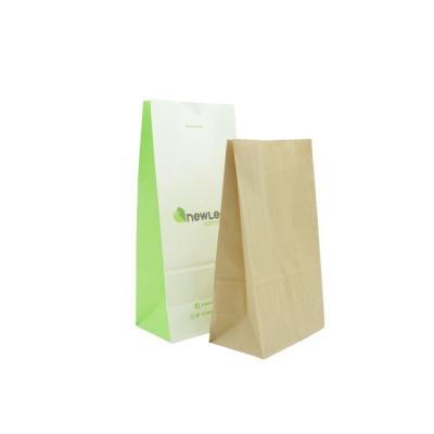 China Large Paper Bags For Bakery Classic Style With Solid Pattern for sale