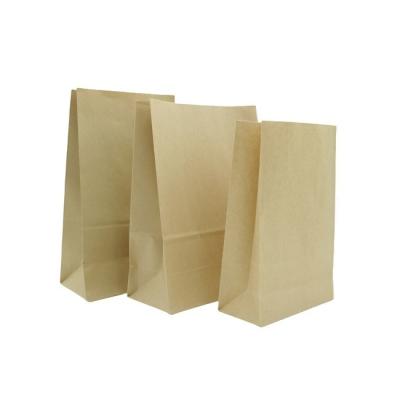 China Large Paper Bags For Bakery Classic Style With Solid Pattern for sale