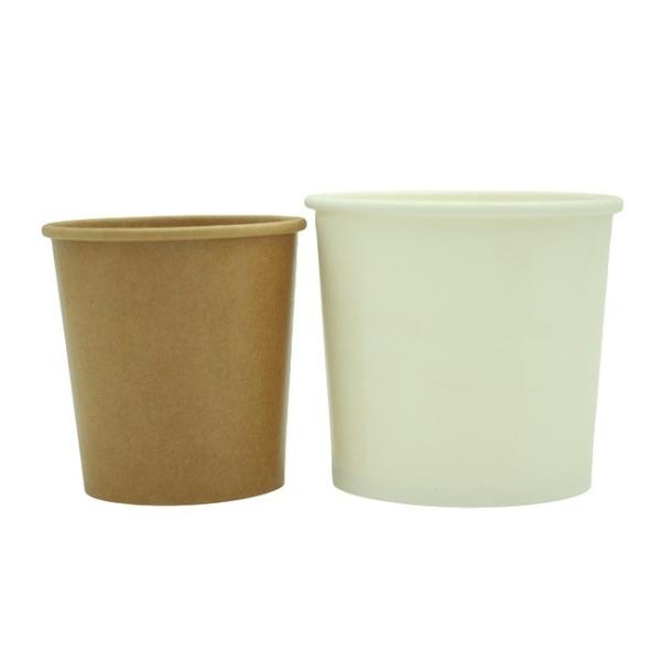 Quality Anti Spill Paper Soup Cup Oil Proof 4oz-80oz For Restaurants for sale