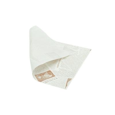 China 12x12 Inches Recyclable Custom Wax Paper Sheets Food Wax Paper for sale