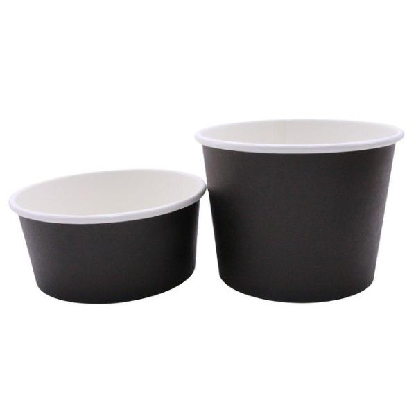Quality Black Disposable Soup Containers With Lids Durable 120ml-1800ml for sale