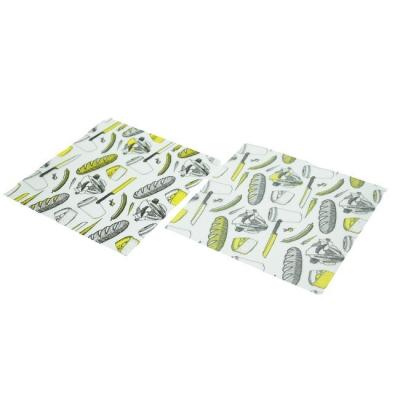 China Food Grade Biodegradable Printed Deli Paper Grease Resistant Sandwich Wrap for sale