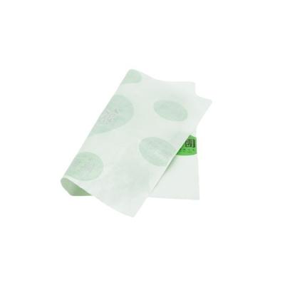 China Sandwich Burger Custom Printed Deli Paper Greaseproof Wrapping Paper Food Grade With Logo for sale