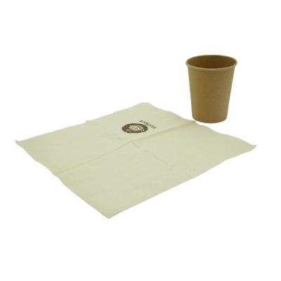 China High Absorbency Kraft Custom Beverage Napkins Custom Printed Paper Napkins for sale