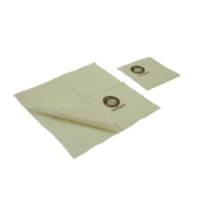 China Compostable Printed Paper Napkin 13x13 Inch 2-Ply Eco Lunch Tissue Natural for sale