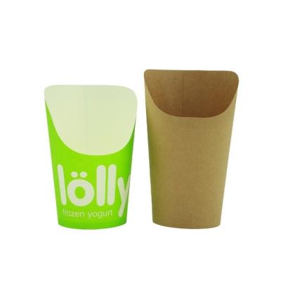 China Customized Charcuterie Cups French Fry Holder Appetizer Cups for Parties 16 oz Kraft French Fry Cup, Disposable Brown Paper Snack Cup, Charcuterie Boards Accessories for sale