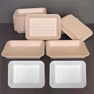Cina Piatto di cena eliminabile biodegradabile della carta kraft 250 - 850ml per alimento fresco in vendita