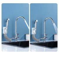 China Multifunctional Sink Widespread Kitchen Faucet with ‎Gooseneck Spring for sale