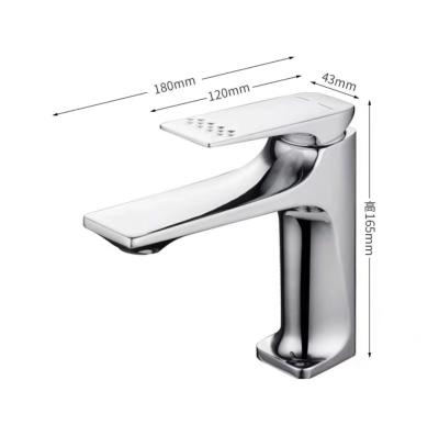 Cina Cromo Centerset bagno rubinetto cucina con scarico 4 pollici singolo buco in vendita