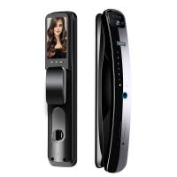 China Palm Scanner Thumbprint Front Door Lock PCF Semiconductor for sale