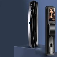China Automatic Fingerprint Thumbprint Door Lock Deadbolt 3D Face Recognition for sale