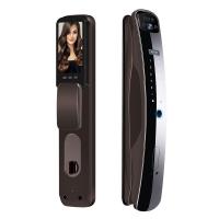 China Automatic Fingerprint Thumbprint Door Lock Deadbolt 3D Face Recognition for sale