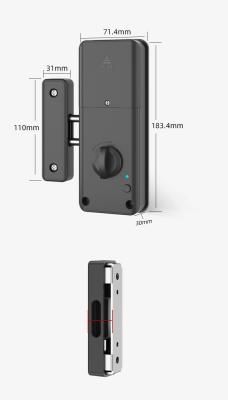 Cina Touchpad personalizzato Invisibile Smart Wifi Chiusura porta senza chiave Punch Free 60mm in vendita