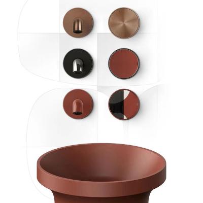 Cina Flussi in alluminio spazzolati per vasche a parete incorporate Rubinetti da cucina contemporanei rame in vendita