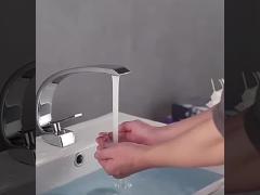 Vasca da bagno Rubinetto in lega di zinco Rubinetto a vasca curva Tutti di rame Per il bancone del bagno