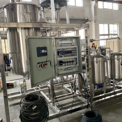 China La destilación 0.5m2 2m2 del evaporador de la trayectoria corta de la película fina limpió el evaporador para el aceite en venta