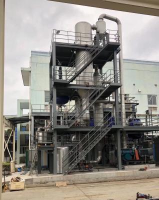 China Stainless Steel Single Double Triple Effect Vacuum Distillation Machine Alcohol Recovery Machine for sale