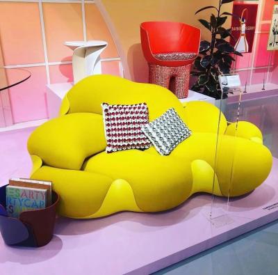 Cina Sofà di Sofa Living Room Cream Velvet della camera di albergo del vento dell'agnello in vendita