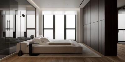 China Classic Hotel Double Bed Modern Solid Wood King Bed for sale