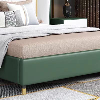 China 5 Star Luxury Hotel Bedroom Furniture Solid Wood Leather Bed Bentley Hotel Bedroom for sale