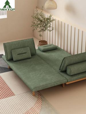 Cina Novità Sofa Bed Green Linen Environmental su ordinazione restringibile pieghevole amichevole in vendita