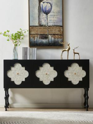 China Madeira maciça americana feita sob encomenda Shell Decorative Cabinet dos armários modernos da sala de visitas à venda